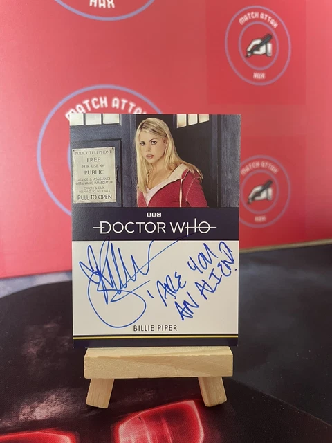 DOCTOR WHO SERIES 1 - 4 - Billie Piper (Rose Tyler) Inscription ...