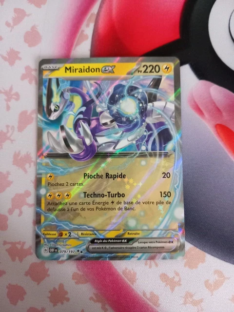 CARTE POKÉMON MIRAIDON EX 079/197 EV3 Flammes Obsidiennes Neuve Fr. EUR ...