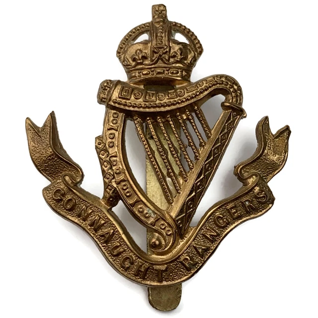 ORIGINAL WW1 CONNAUGHT Rangers Regiment Irish Cap Badge £69.99 ...