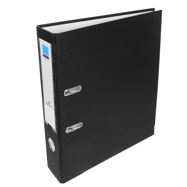 A4 SIZE PLASTIC Lever Arch File Folders with Clip and Hole (Black) $37. ...