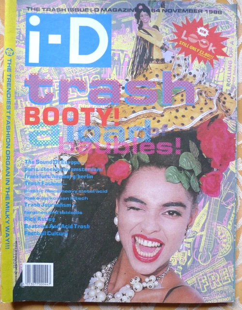 I-D MAGAZINE RICK Astley no 64 November 1988 Trash issue football ...