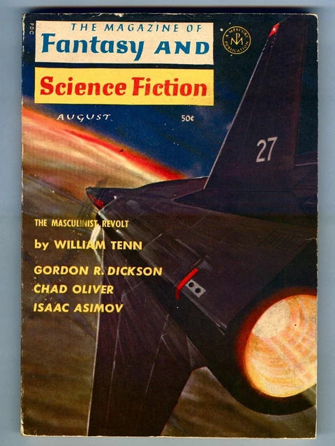 RARE AOÛT 1965 Magazine de FANTASY & SCIENCE FICTION ! Tenn ! Dickson ! Asimov ! EUR 14,59 ...