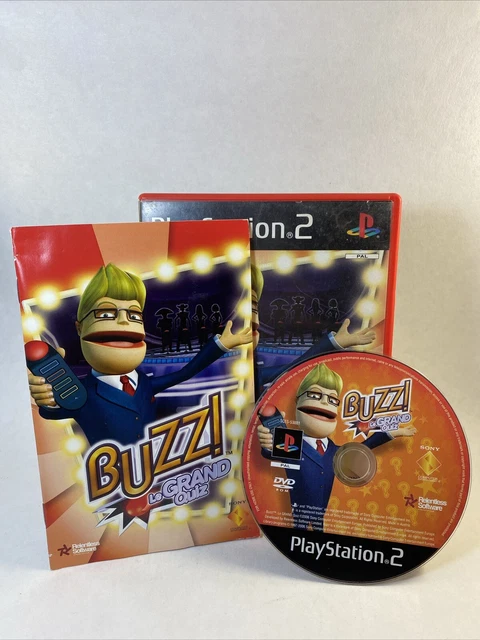 JEU VIDEO PLAYSTATION 2 Buzz le grand quiz pal ps2 pegi 3 plateforme ...