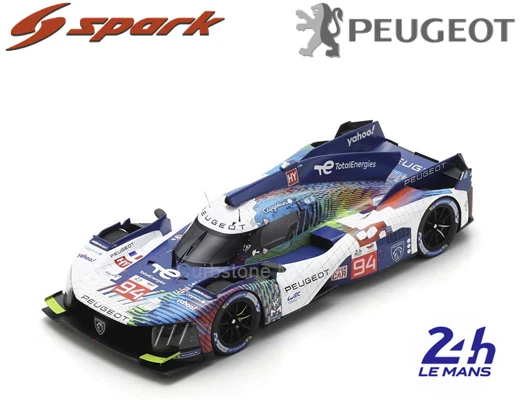 SPARK 1/43 PEUGEOT 9X8 N°94 PEUGEOT TOTALENERGIES 24H Le Mans 2023 EUR ...