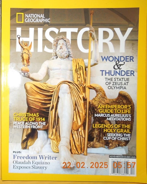 MARCUS AURELIUS NATIONAL Geographic HISTORY ZEUS Olympia ROMAN EMPERORS ...