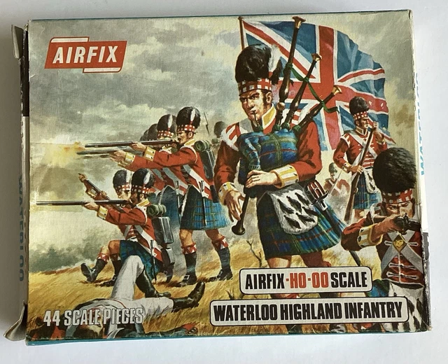 AIRFIX 1/72 WATERLOO Highland Infantry - Cream Figures -Full Set £8.00 ...