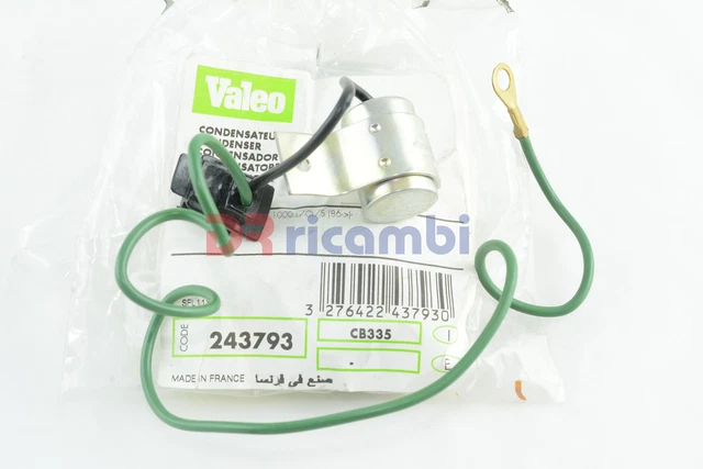 CONDENSATEUR ÉCLATEUR ALLUMAGE pour Fiat Panda Regata - VALEO 243793 ...