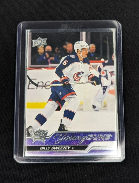 2023-24 UPPER DECK Series 2 Billy Sweezey Young Guns #487 Blue Jackets ...
