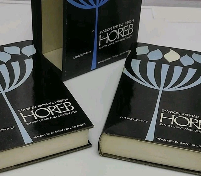 HOREB JEWISH LAWS and Observances vol 1/2 BOXED Samson Raphael Hirsch £ ...