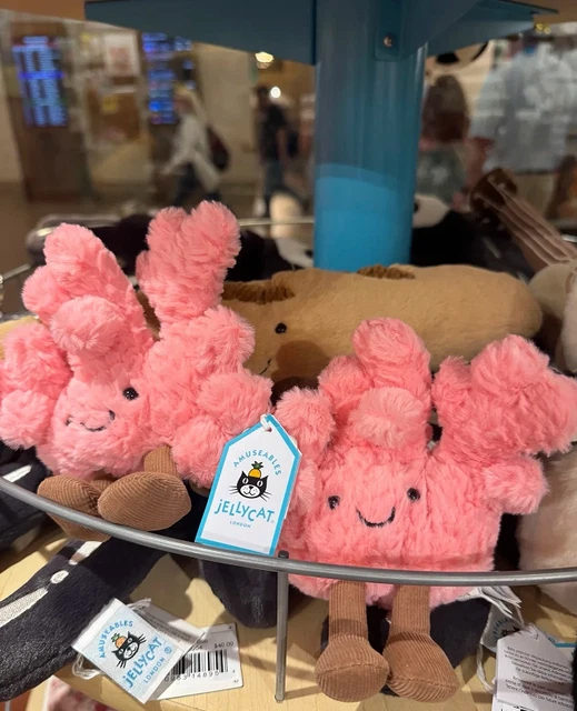 AUTHENTIC JELLYCAT AMUSEABLES 14CM Coral Plush A Fun Sea Creature Xmas ...