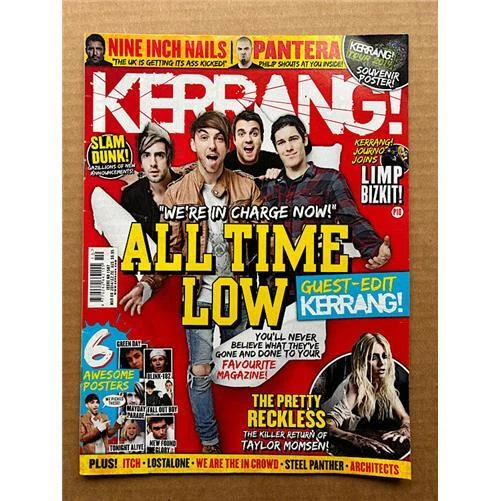 ALL TIME LOW KERRANG NO.1507 MAGAZINE MARCH 08 2014 - ALL TIME LOW ...