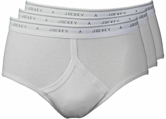 JOCKEY CLASSIC Y-FRONT Brief - 3 Pack White size Medium 34 Inch Waist £ ...