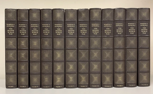 WINSTON CHURCHILL THE Second World War - 12 Volume Book Set - Heron ...