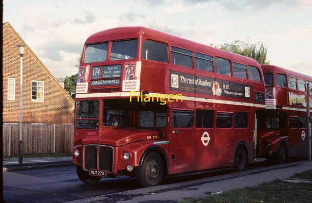 ORIGINAL BUS COLOUR SLIDE London Buses RM272 on route 174 £1.25 ...