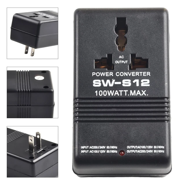 VERSATILE STEP UP or Down Converter Transformer for 100W 110V/120V to ...