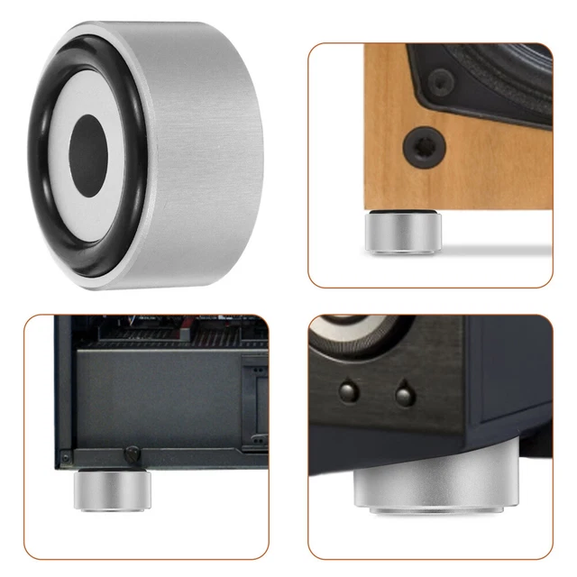 SPEAKER FEET SUBWOOFER Isolation Feet Speaker Isolation Base Mat Floor ...