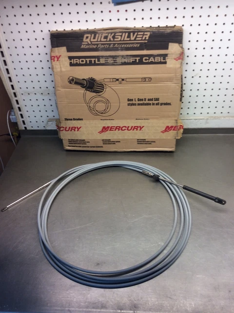 *NEW* QUICKSILVER MERCURY 897978A24 Control Cable 24’ GEN II Premium ...