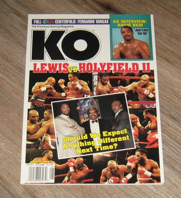 KNOCKOUT BOXING KO magazine 1999 Evander Holyfield DAVID REID Fernando ...