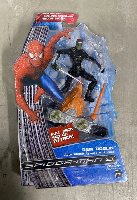 MARVEL SPIDER-MAN 3 Harry Osborn New Goblin Action Figure Sealed Hasbro ...