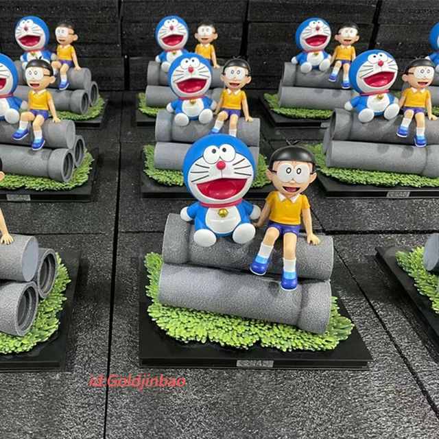 MUSCLE DORAEMON RESIN Model Nobita Nobi Statue Pre-order ...
