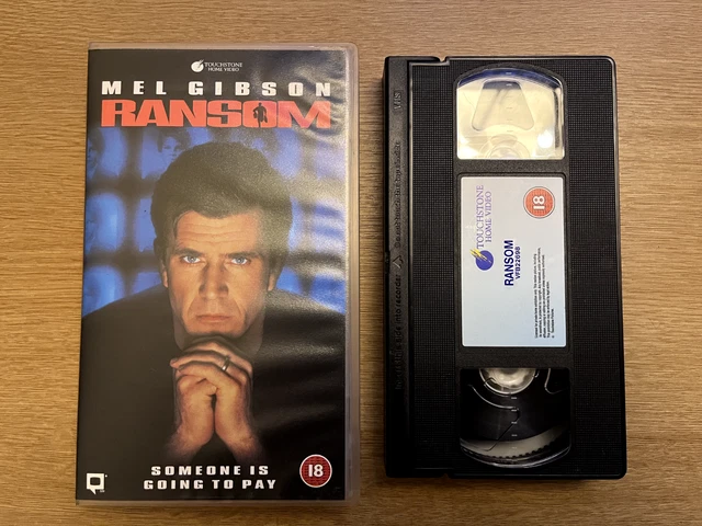 RANSOM VHS VIDEO Tape Fim Movie Mel Gibson Action Thriller 1996 ...