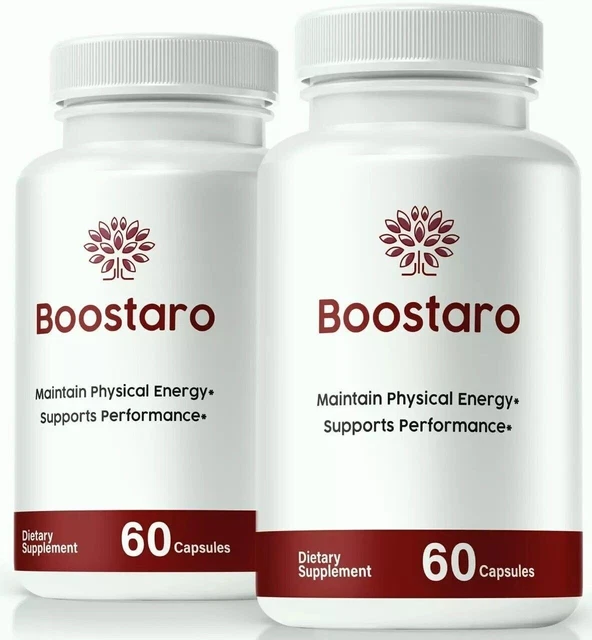(2 PACK) BOOSTARO Capsules -Boostaro -Blood Flow Virility For Men 60 ...