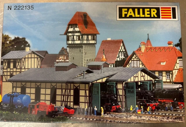 FALLER 222135 SPUR N Gebäudebausatz Lokschuppen Duderstadt SOVP EUR 26 ...