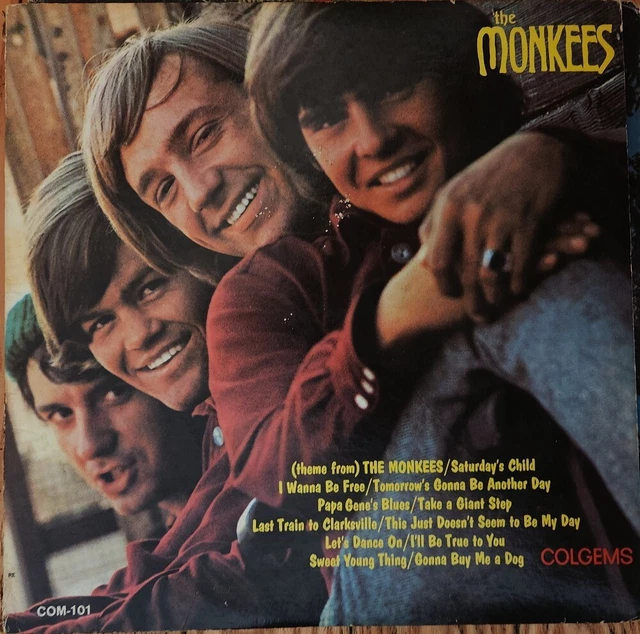 THE MONKEES, THE Monkees, Colgems LP COS-101, 1966, pochette de disque ...