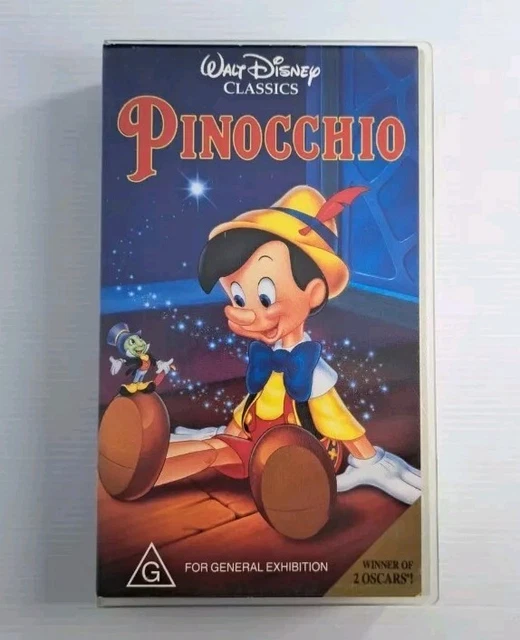 WALT DISNEY CLASSICS Pinocchio VHS Family Animation PB1 $14.95 ...