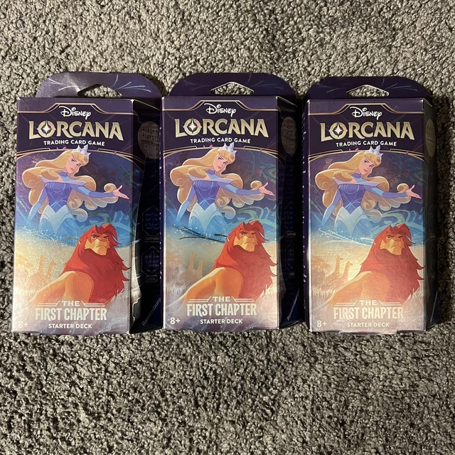 DISNEY LORCANA TCG The First Chapter Starter Deck Aurora & Simba ...