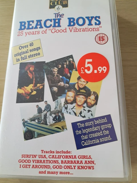 THE BEACH BOYS, 25 Years Of 'Good Vibrations', Vhs Tape In Like New ...