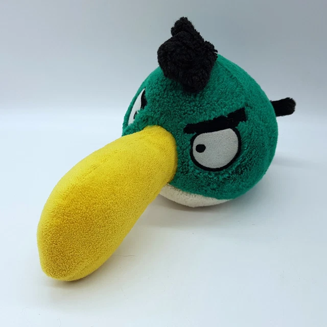 ANGRY BIRDS GREEN & Yellow Toucan Hal Bird Soft Toy Plush 2012 Branded ...