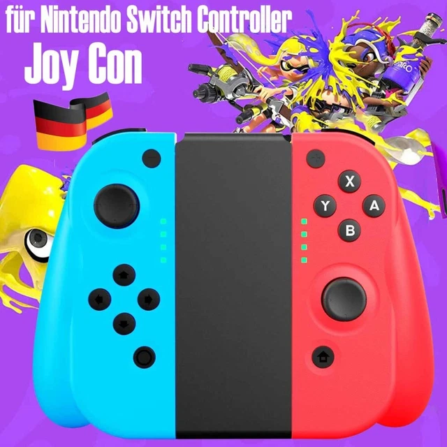 2ER SET JOY Con Für Nintendo Switch Controller JOY-CON Gamepad Neon Blau & Rot EUR 26,98 ...