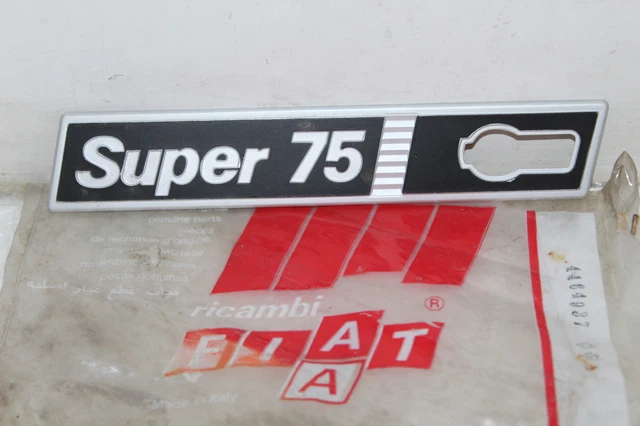 STEMMA SIGLA LOGO Fregio Badge Per Fiat Ritmo Super 75 4464937 ...