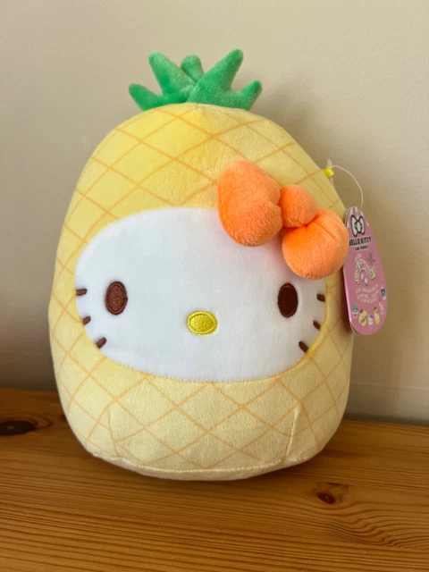 SQUISHMALLOW SANRIO PINEAPPLE Hello Kitty Plush 8" NWT OG $52.00 ...