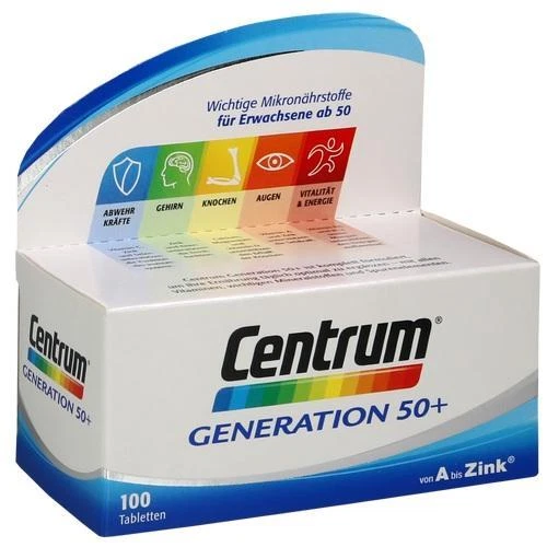 CENTRUM GENERATION 50+ Tabletten, 100 St PZN 14170533 EUR 41,08 ...