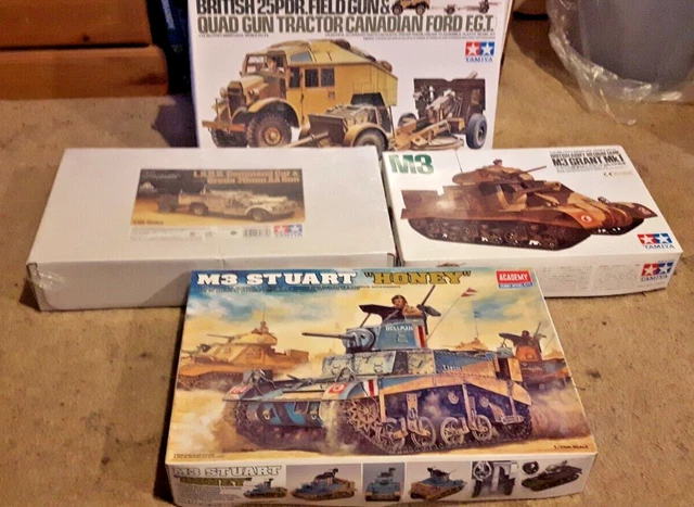 4 1/35 BRITISH Afvs Ww2 Desert,Tamiya,Academy. £65.00 - PicClick UK