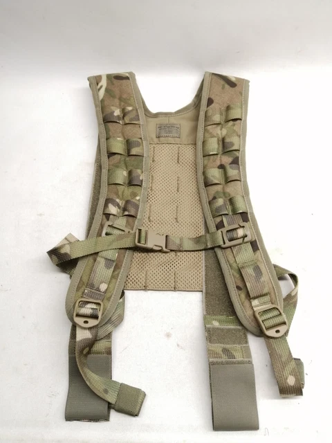 BRITISH ARMY VIRTUS MTP Yoke H Harness Webbing For Battle Belt One Size ...