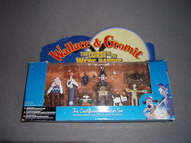 RARE VINTAGE WALLACE And Gromit Curse Of The Were Rabbit Figure Set £19 ...