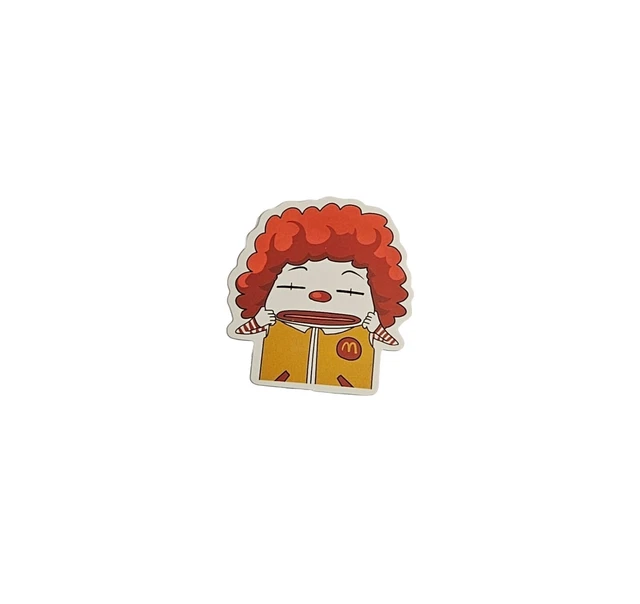 SAD RONALD MCDONALD Logo Sticker Decal $3.98 - PicClick CA