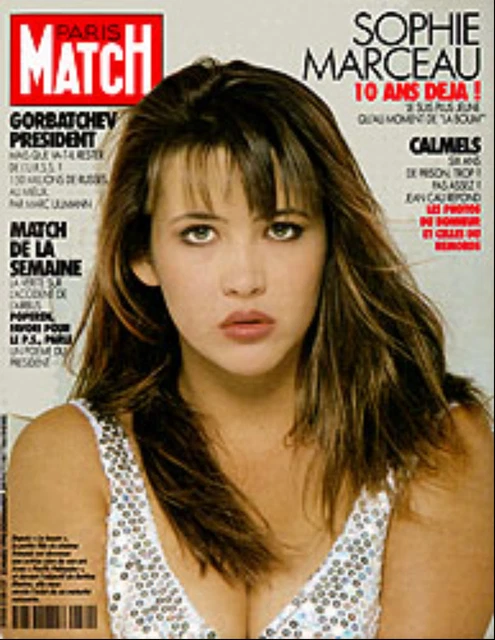 PARIS MATCH N° 2130 du 22 mars 1990 - Sophie Marceau, 10 ans après "La ...