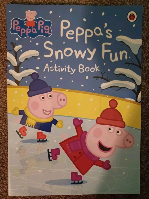PEPPA PIG BOOK Peppa's Snowy Fun Sticker Activity Book Brand New RRP £3 ...