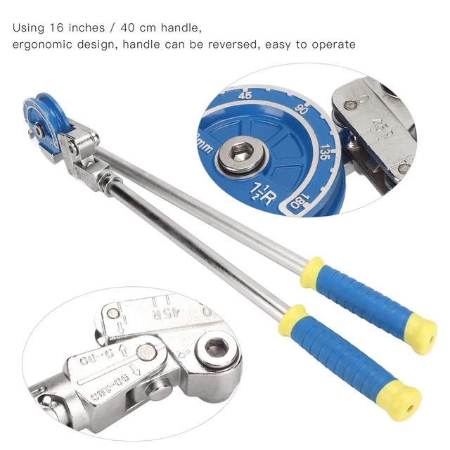 TUBE BENDER 1/2IN 180 Stainless Steel Tubing Bender With Ergonomic ...