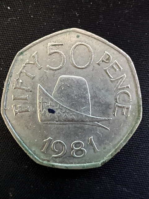 ROYAL MINT - Guernsey Dual Cap 50p Fifty Pence Coin Old Style Thick ...