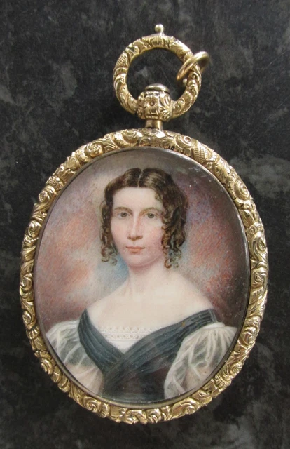 STUNNING PETER PAILLOU JNR BRITISH 1757-1832 MINIATURE PORTRAIT £400.00 ...