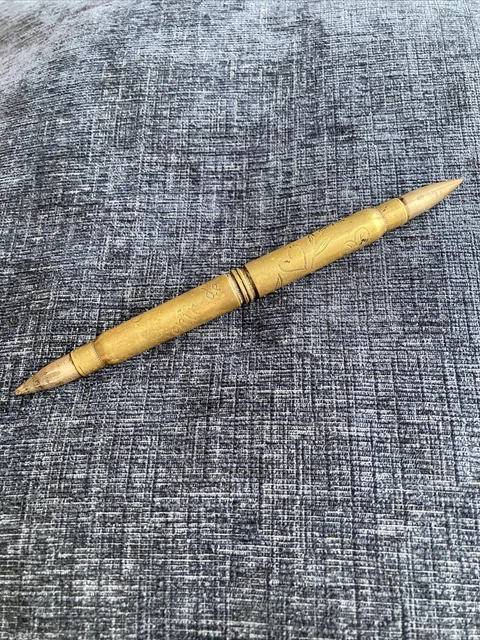 WW1 TRENCH ART bullet pen pencil Souvenir De La Guerre 14-15 £45.00 ...