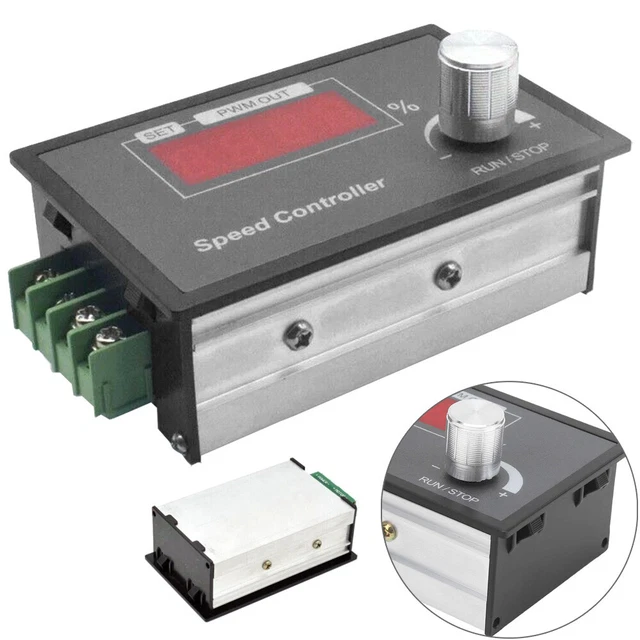 DC6-60V 30A PWM Digital Motor Speed Controller Encoder Knob Frequency Adjustable £7.42 - PicClick UK