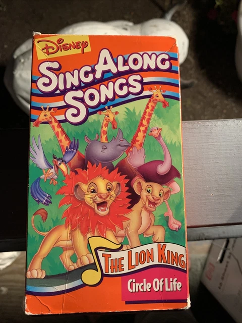 DISNEYS SING ALONG Songs - The Lion King: Circle of Life (VHS, 1994) $8 ...