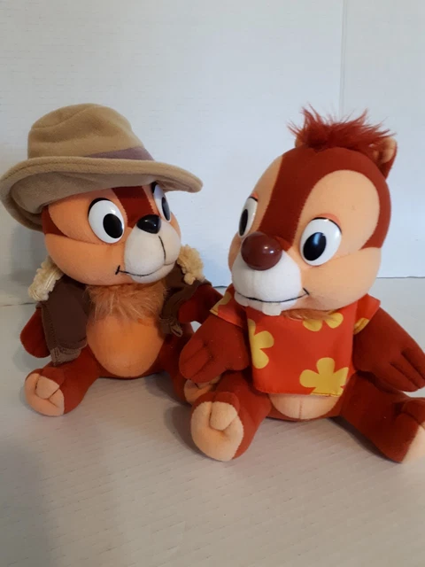 VINTAGE CHIP N Dale Rescue Rangers Disneyland Playskool Plush toys Set ...