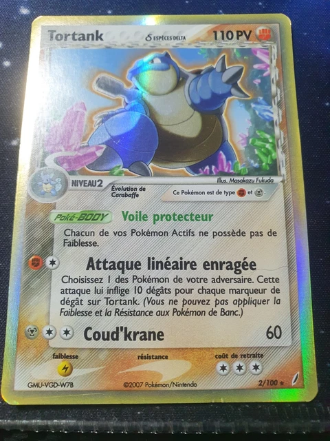 CARTE POKEMON TORTANK Holo Rare Ex Gardien De Cristal 2/100 Fr EUR 95 ...